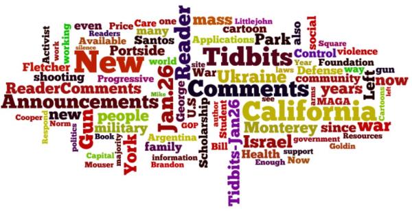 Tidbits – Jan. 26, 2023 – Reader Comments: What Price “Defense ... Tidbits – Jan. 26, 2023 – Reader Comments: What Price “Defense ...